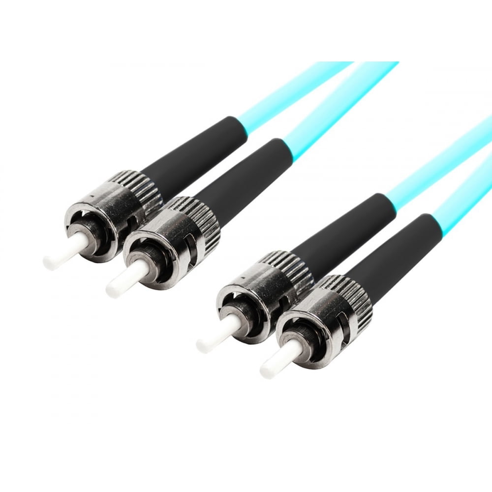 Monoprice 45932 MONOPRICE MULTI-MODE OM4 FIBER OPTIC CABLE - ST-ST UL ...