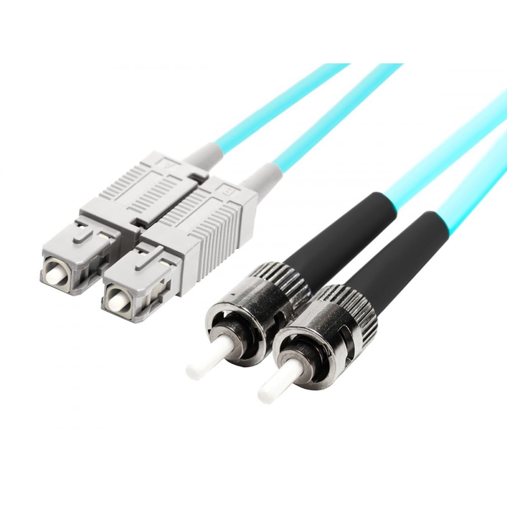 Monoprice 45983 MONOPRICE MULTI-MODE OM3 FIBER OPTIC CABLE - LC-ST UL ...