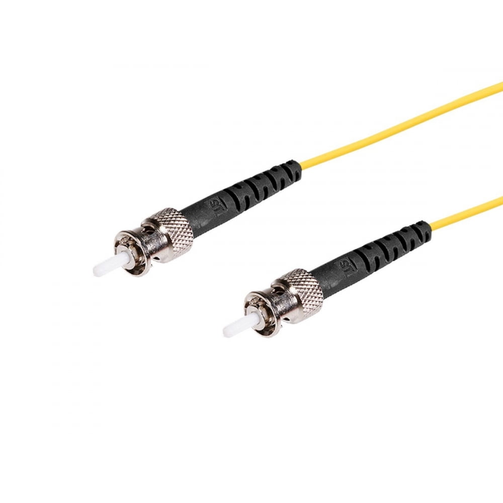 Monoprice 46129 MONOPRICE SINGLE-MODE FIBER OPTIC CABLE - ST-ST UL 3MM ...