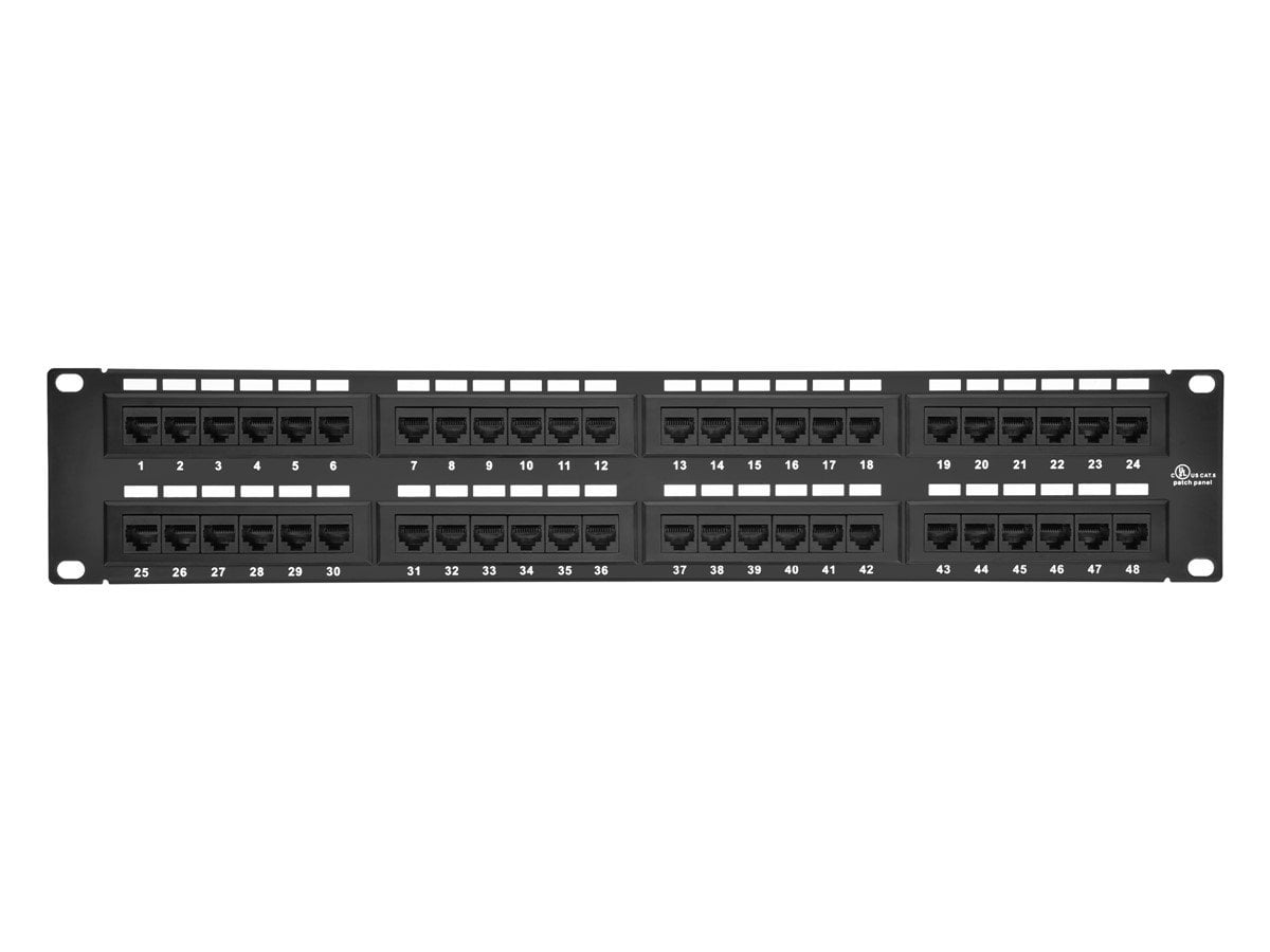 Cat6 Patch Panel 110 Type 48 Port - Walmart.com