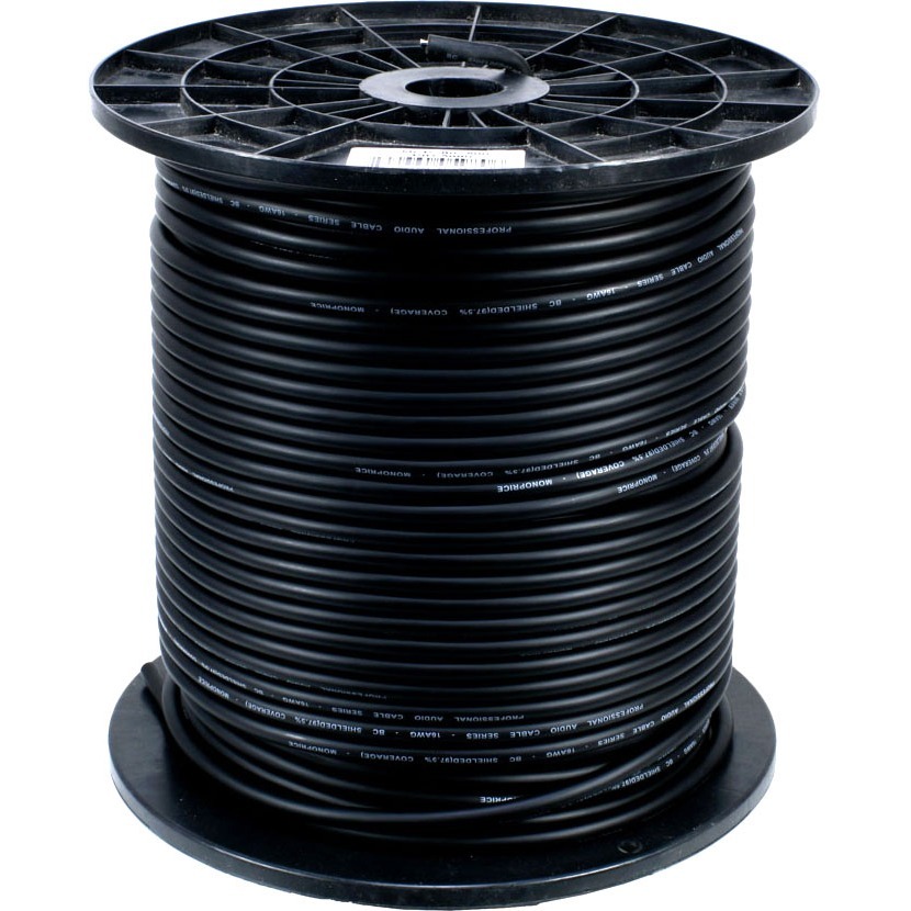 Monoprice 8.0mm Professional Microphone Bulk Cable, 500FT - Walmart.com