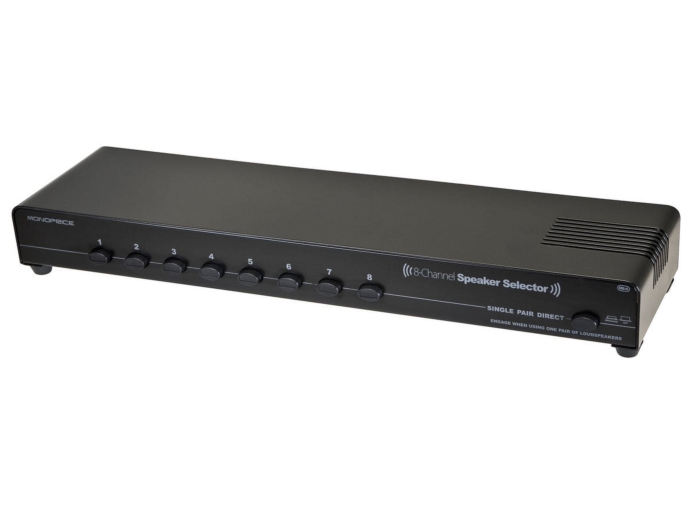 Monoprice 8-Channel Speaker Selector With Built-In Impedance-Matching ...