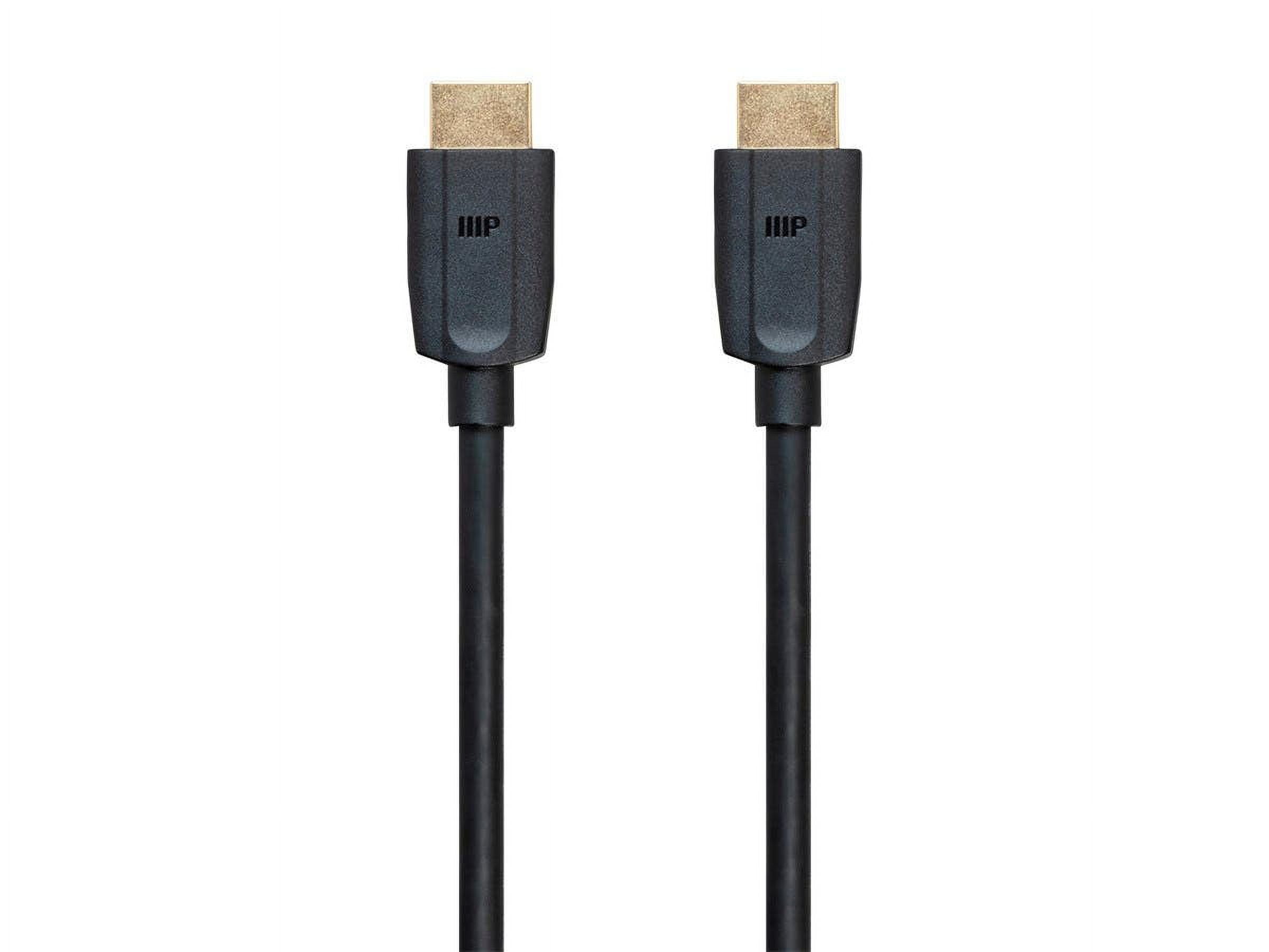 Monoprice 8K Ultra High Speed HDMI Cable - 15 Feet - Black | 48Gbps ...