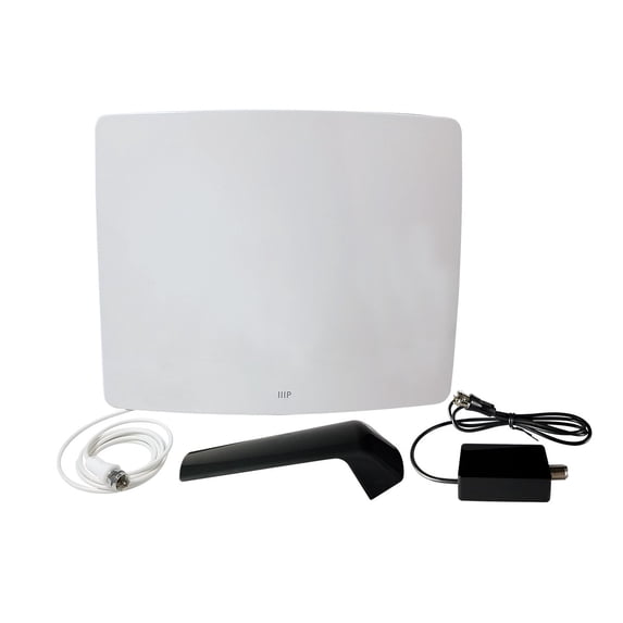 Monoprice Active Curved HD5 HDTV Antenna, 60 Mile Range - Walmart.com
