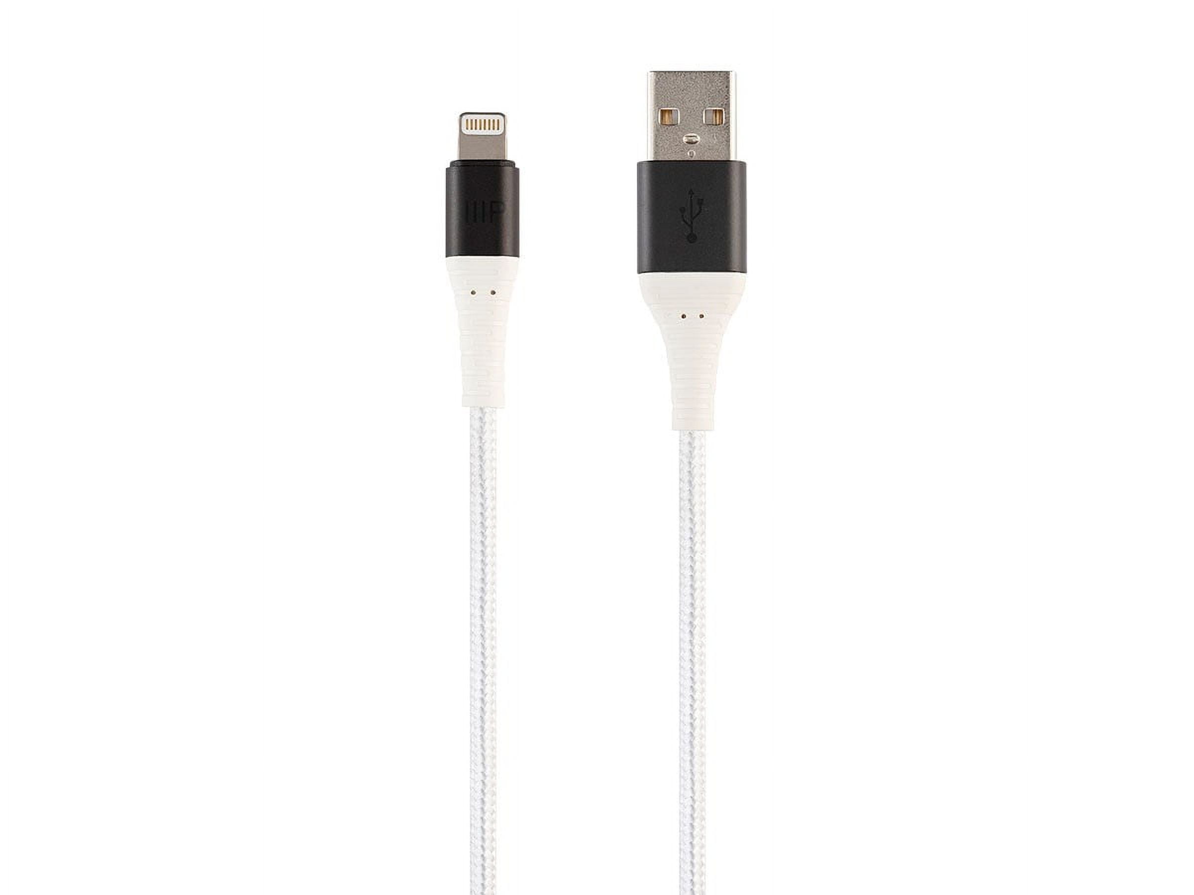 Monoprice AtlasFlex Series Durable MFi Certified Lightning to USB Type ...