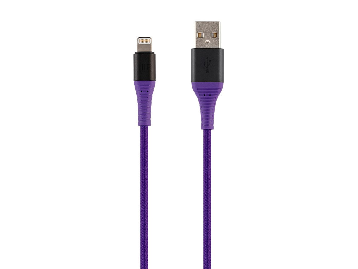 Monoprice AtlasFlex Series Durable MFi Certified Lightning to USB Type ...