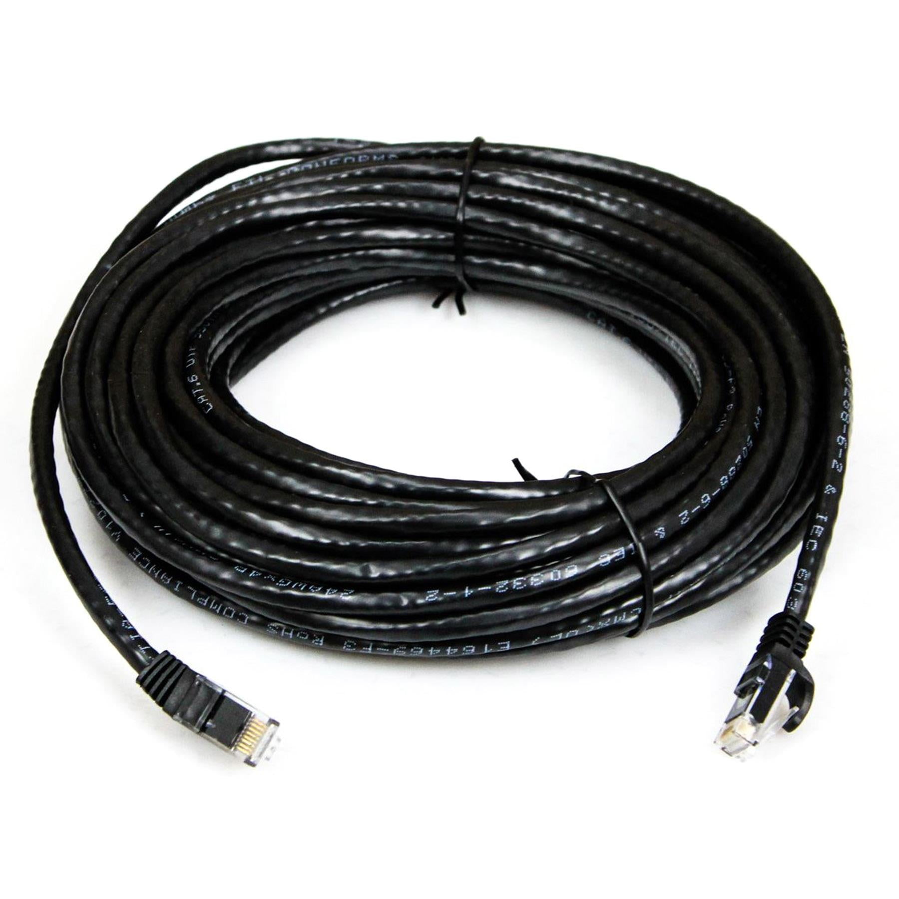 Monoprice Black 50-Foot Ethernet Cable for Hearback Systems - Walmart.com