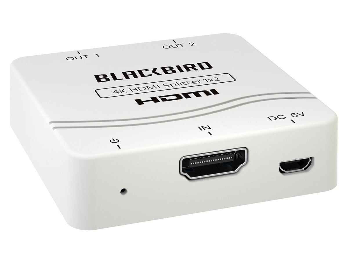 Monoprice Blackbird 4K/1080p 1x2 HDMI Splitter | 4K@30Hz, 1 Source onto ...