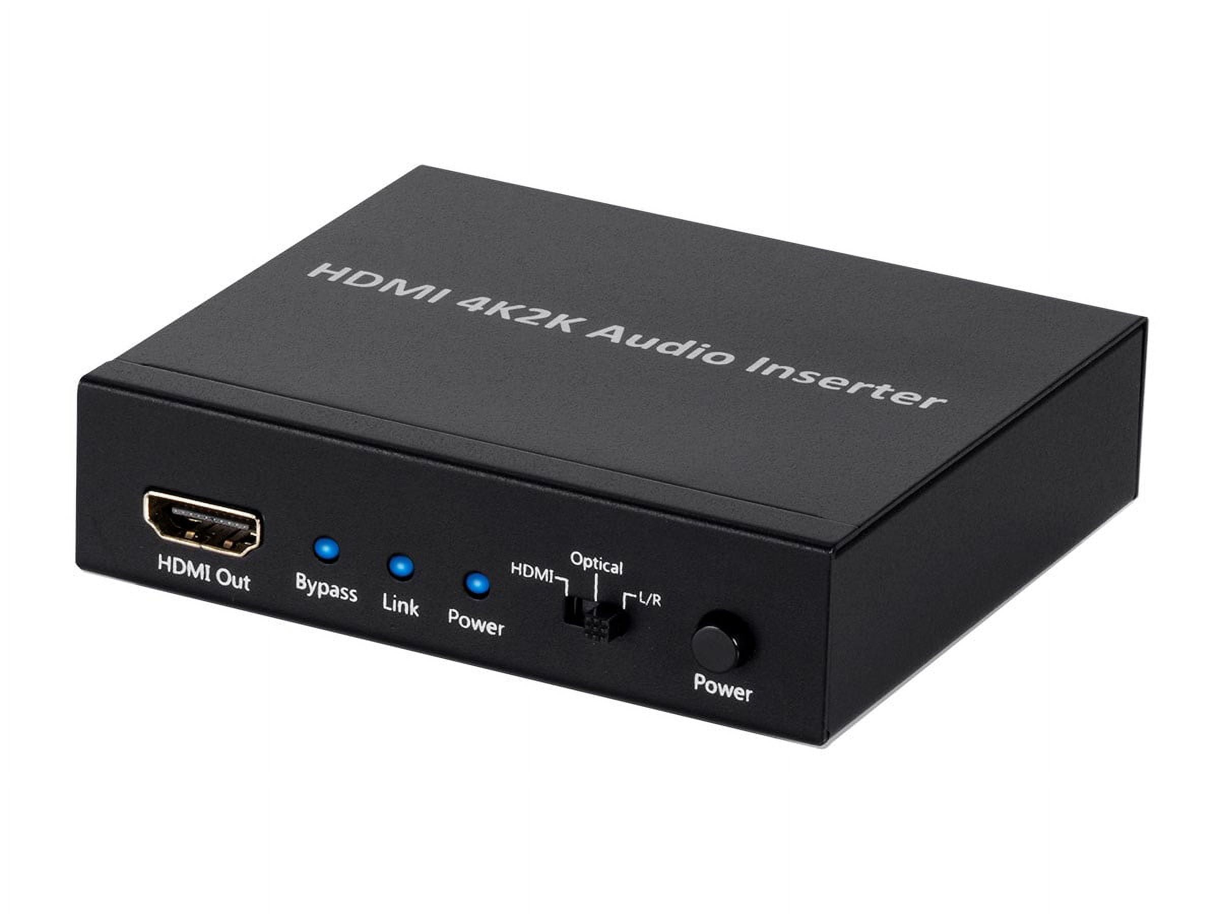 Monoprice Blackbird 4K Series HDMI Audio Inserter | Supports 4K ...
