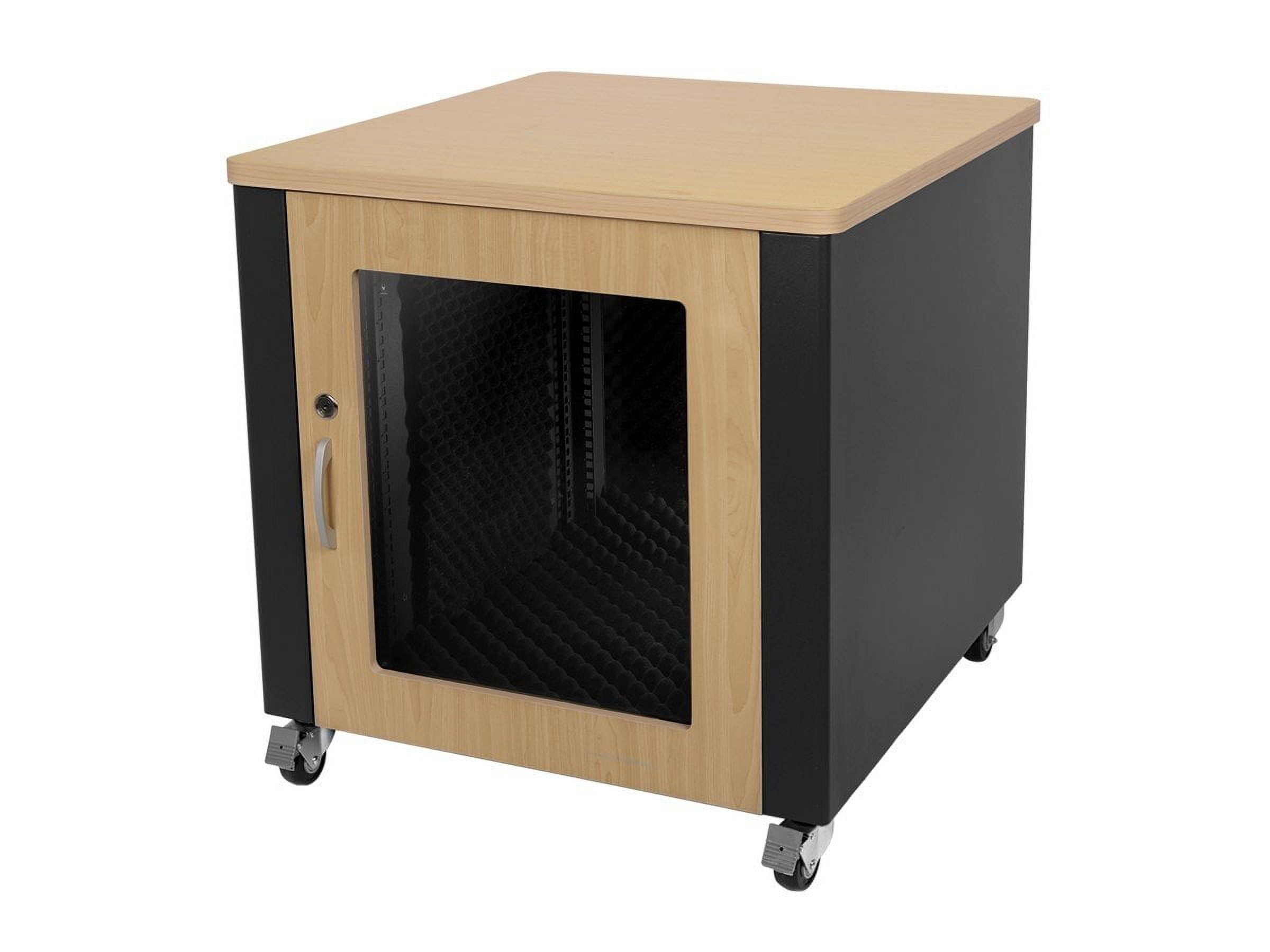 Monoprice Blackbird Pro 12U Quiet Network Rack, Ultra‑Quiet Cooling ...