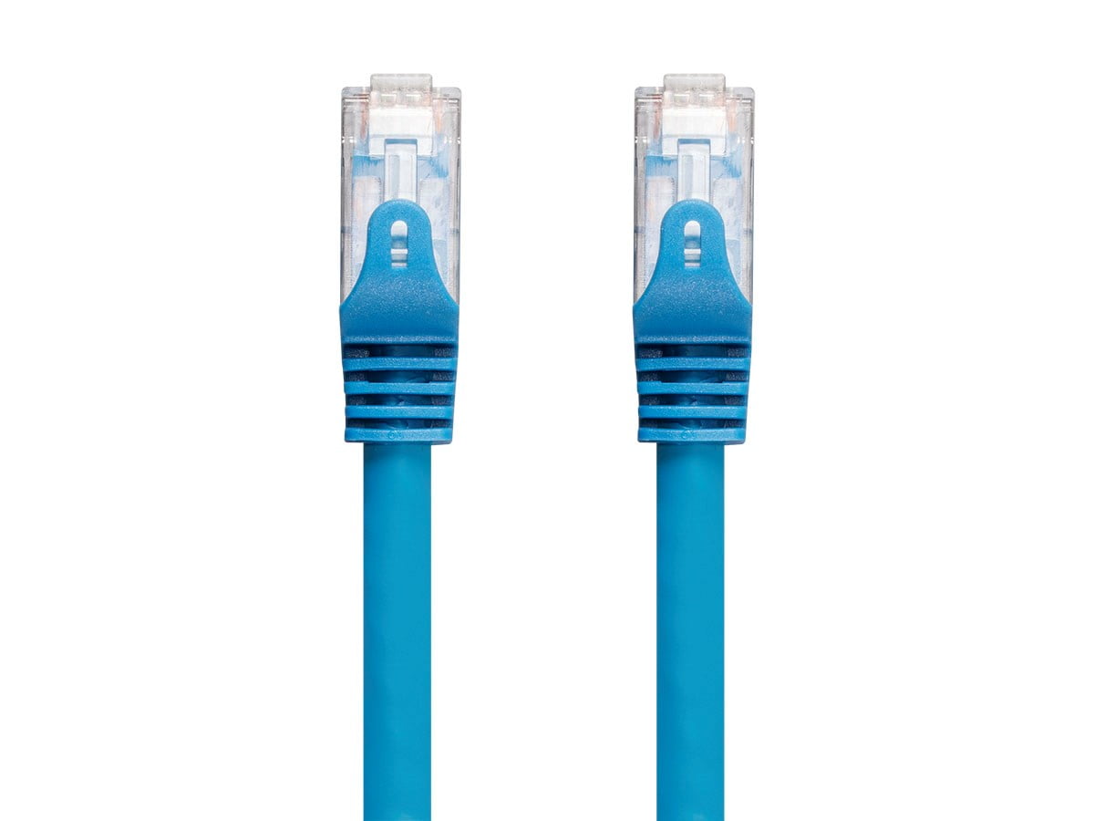 Monoprice Cat6 Ethernet Patch Cable - 50 feet - Blue | Snagless, RJ45 ...