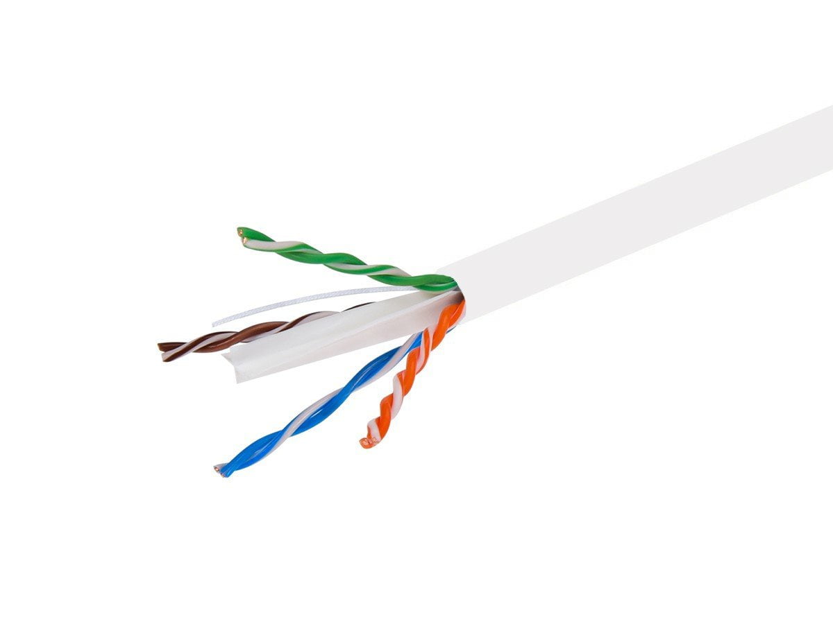 Monoprice Cat6 Ethernet Bulk Cable - 1000 Feet - White | Network ...