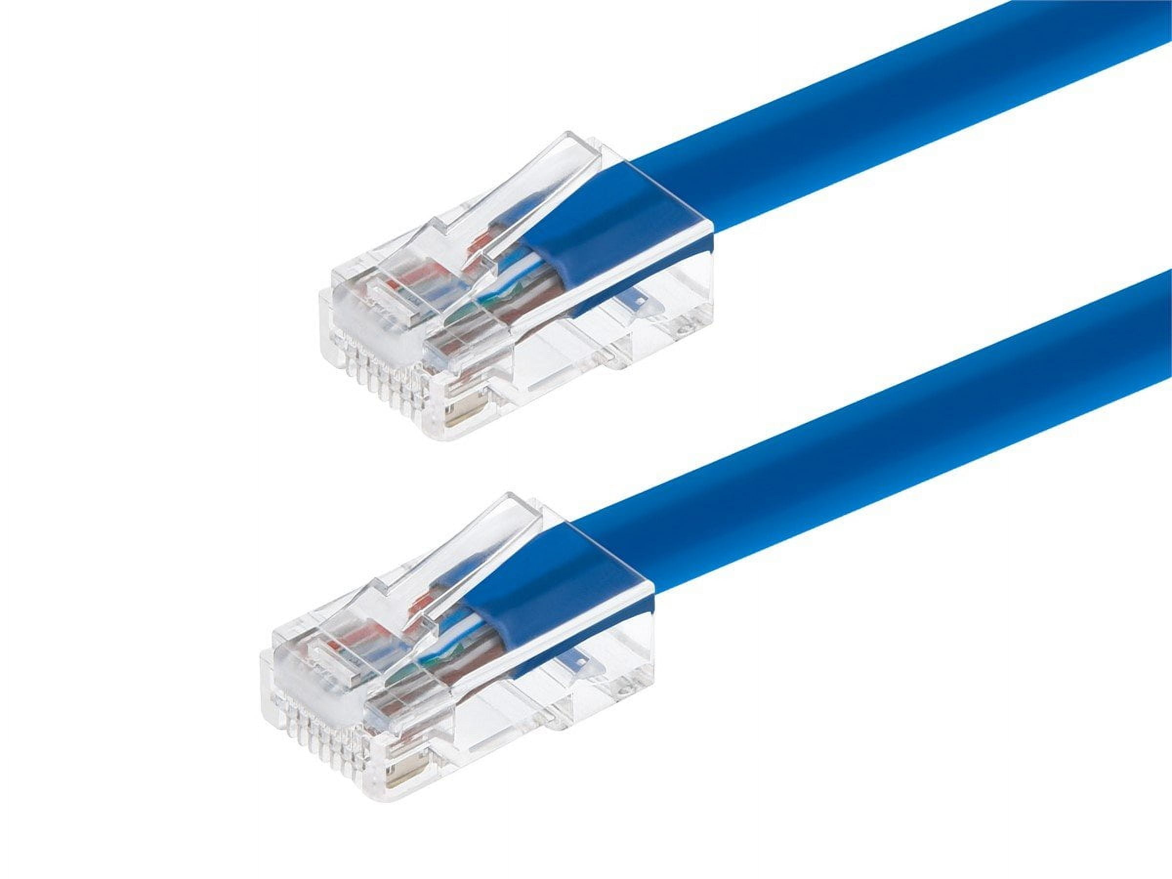 Monoprice Cat6 Ethernet Patch Cable - 2 Feet - Blue | Network Internet ...