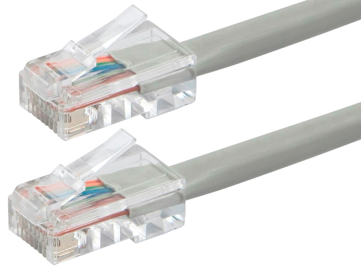 Monoprice Cat6 Ethernet Patch Cable - 3 Feet - Gray, RJ45, Stranded ...