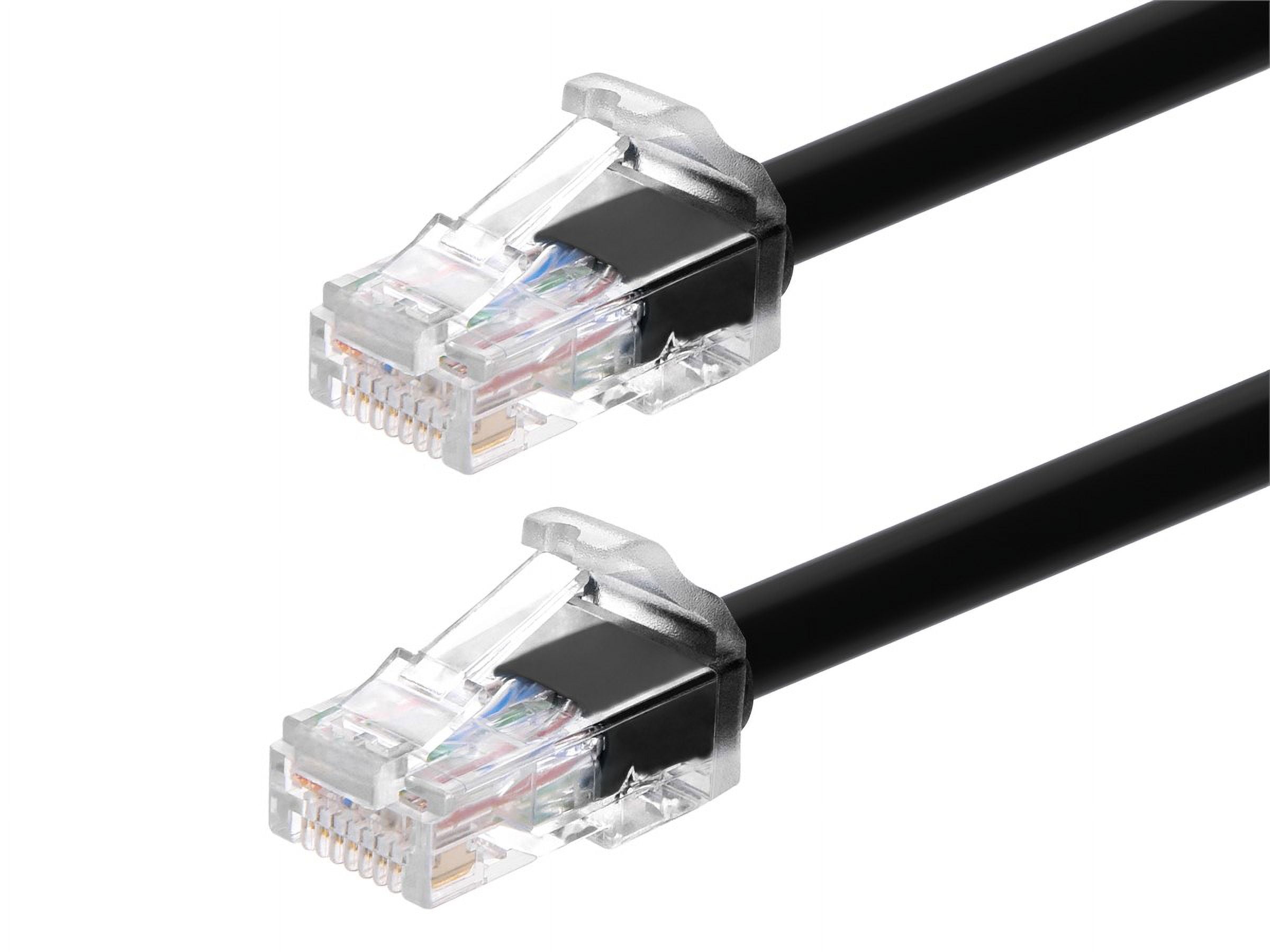 Monoprice Cat6A Component Level Patch Cable - 25 Feet - Black | UTP ...