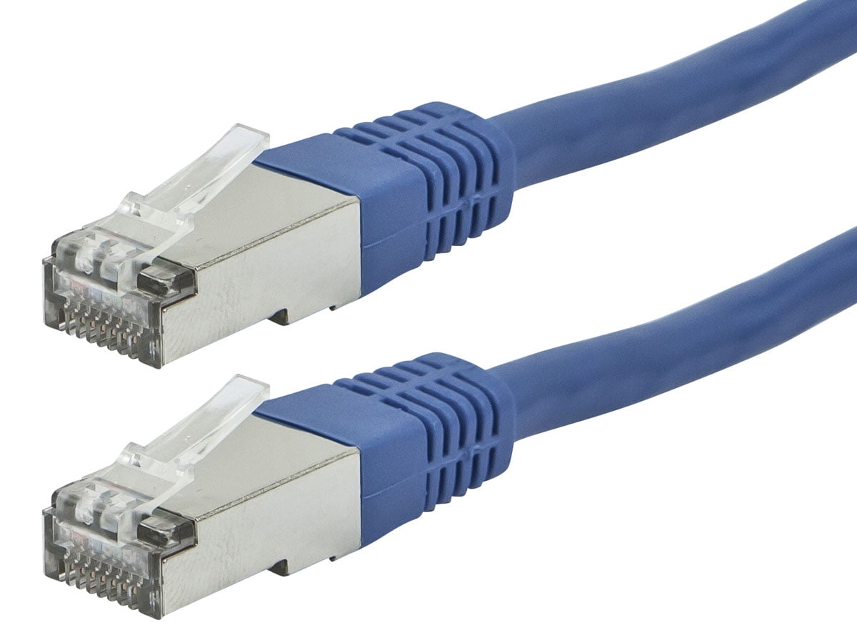 Monoprice Cat6A Ethernet Patch Cable - 100 feet - Blue | Zeroboot, RJ45 ...