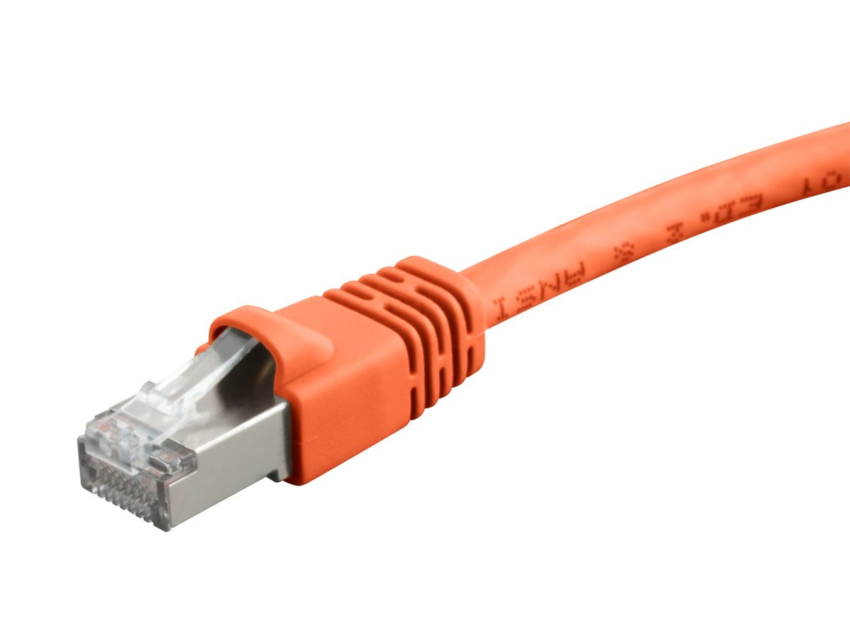 Monoprice Cat6A Ethernet Patch Cable - 5 Feet - Orange | Network ...