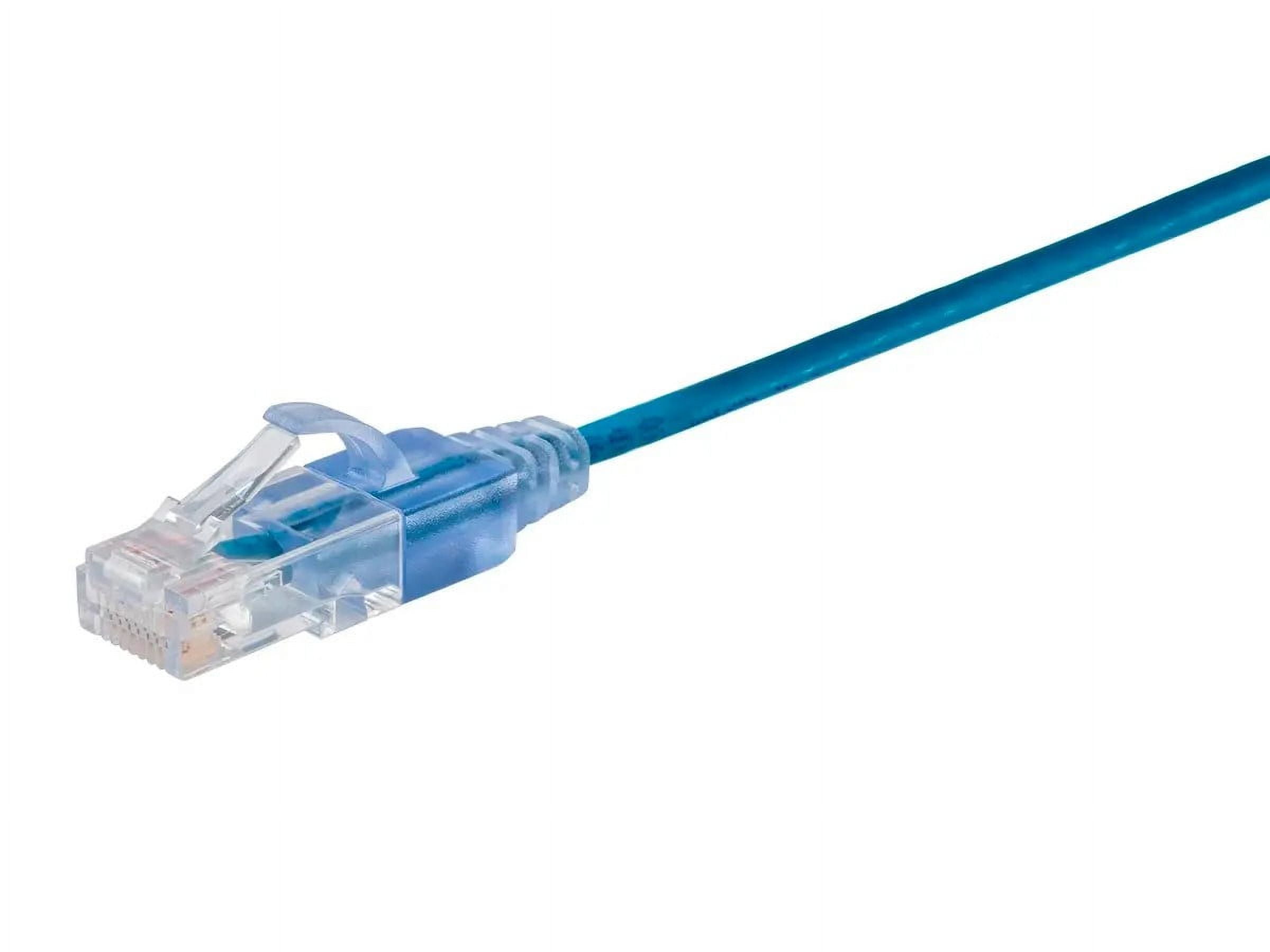 Monoprice Cat6A Patch Ethernet Cable - 14 Feet - Blue | UTP, 30AWG, 10G ...