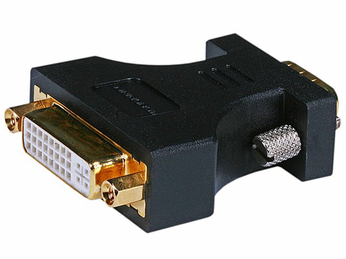 Monoprice Computer Cable Adapter,Black 2397 - Walmart Business Supplies
