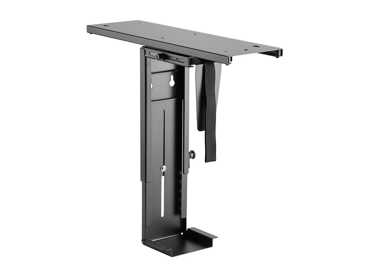 Monoprice Computer Case CPU Tower Holder, Adjustable Under Desk Mount ...