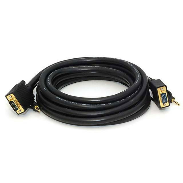 Monoprice Super Mini-phone/VGA Video Cable - Walmart Business Supplies