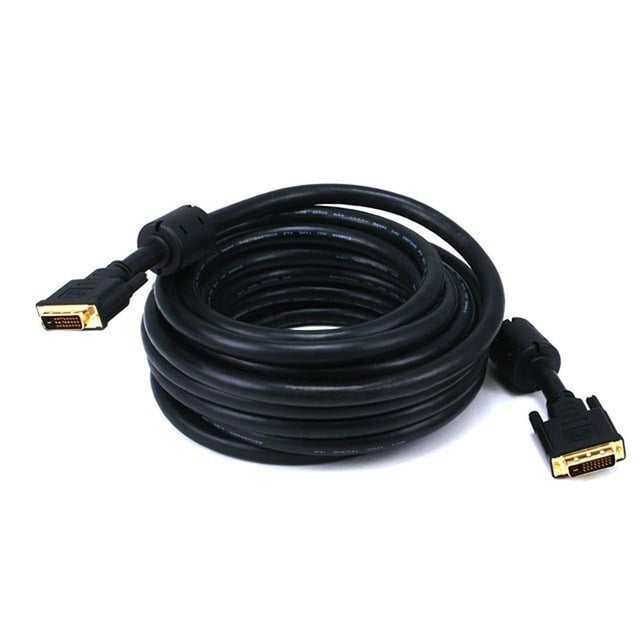 Monoprice DVI-D Digital Cable - 25 Feet - Black | 24AWG CL2 Dual Link ...
