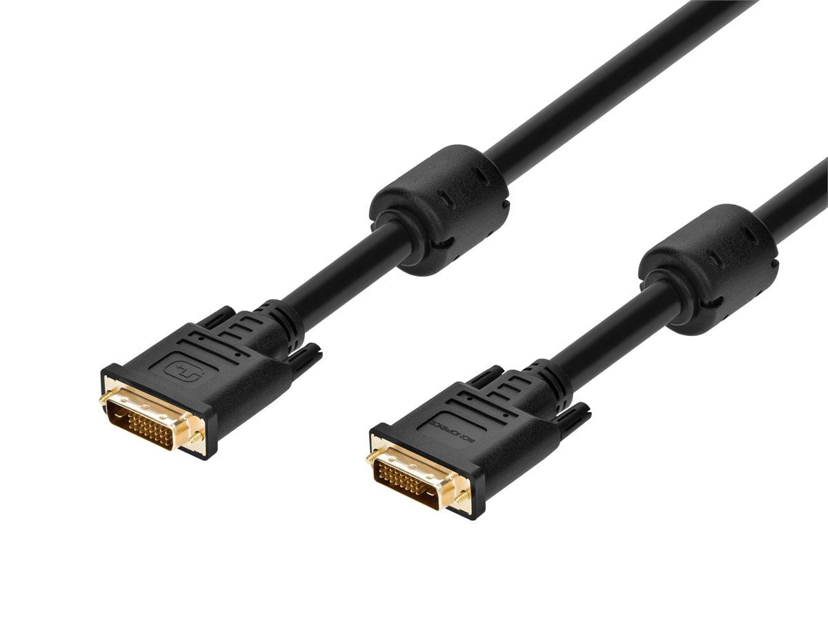 Monoprice DVI-D Digital Cable - 50 Feet - Black | 24AWG CL2 Dual Link ...
