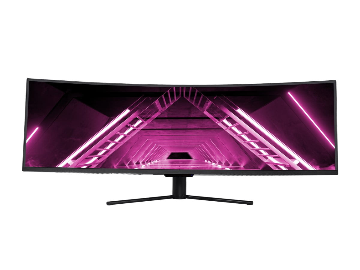 Monoprice Curved Gaming Monitor - 49in, 32:9, 1800R, 5120x1440p, DQHD ...