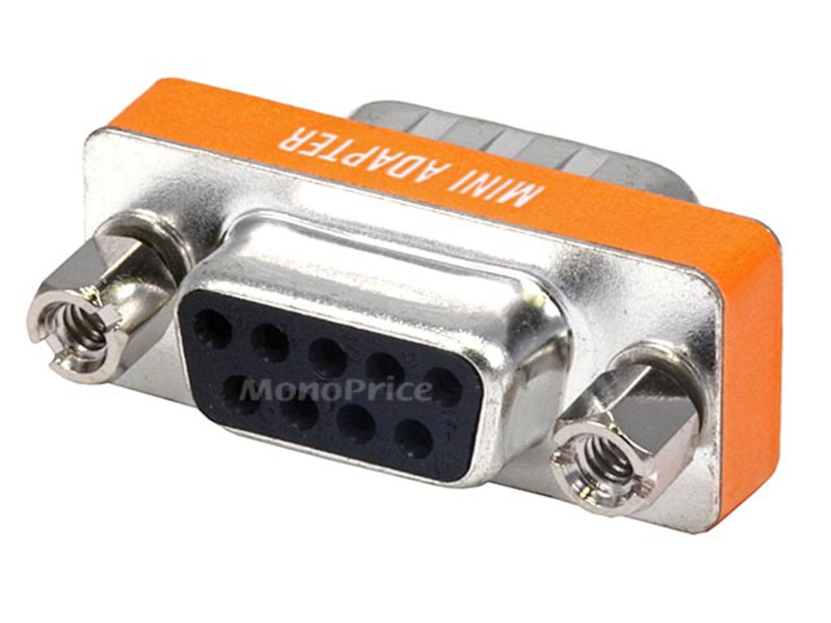 Monoprice DB9, M/F, Null Modem Mini Type, Used To Connect 2 Computers ...
