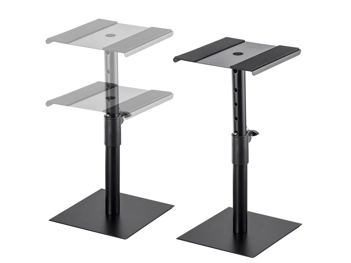 Monoprice Desktop Studio Monitor Stands (pair) Heavy Duty Steel ...