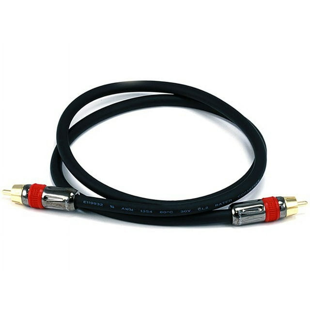 Monoprice Digital Coaxial Audio Cable - 3 Feet - Black | High Quality ...