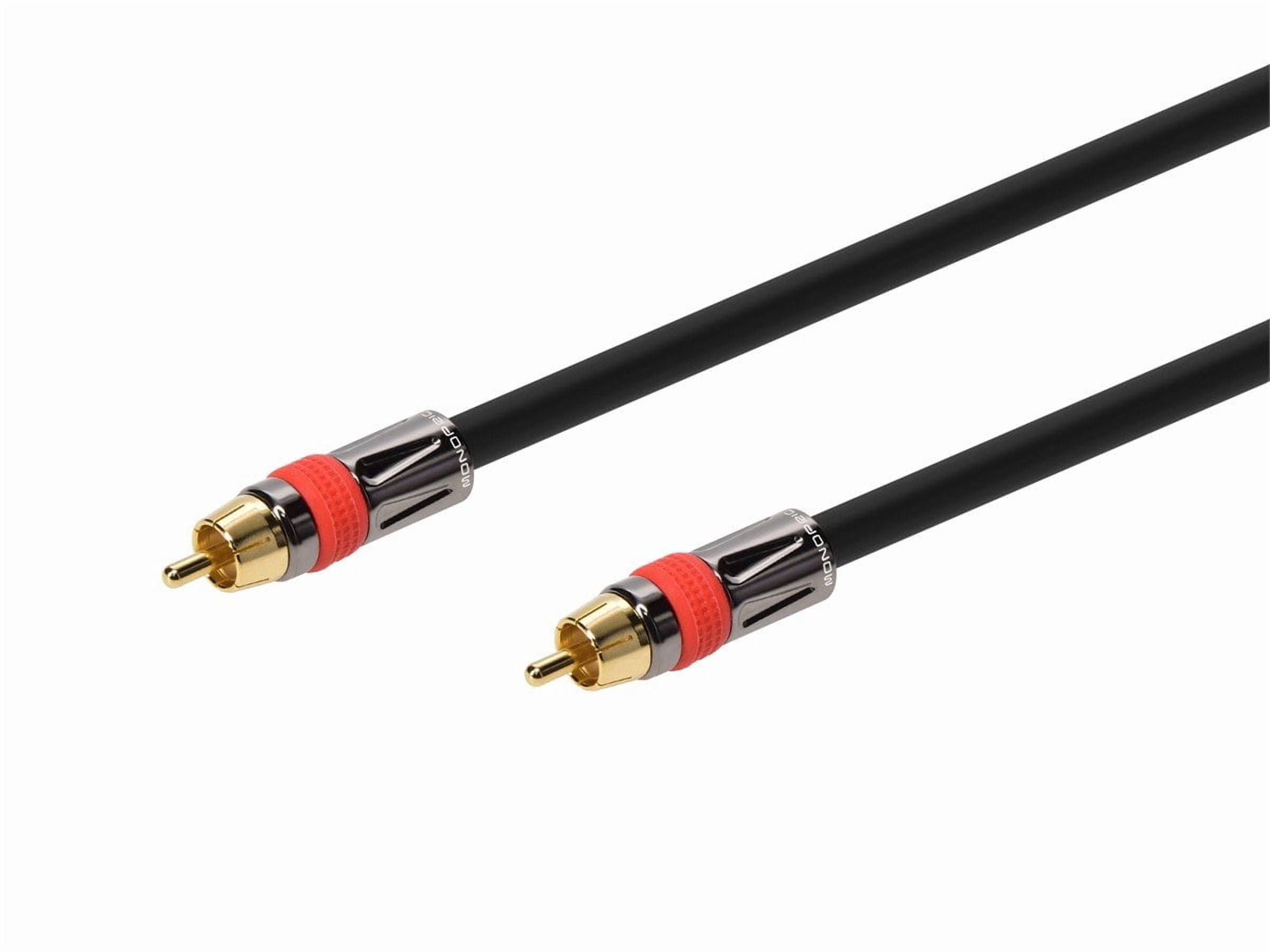 Monoprice Digital Coaxial Audio Cable - 50 Feet - Black | High Quality ...