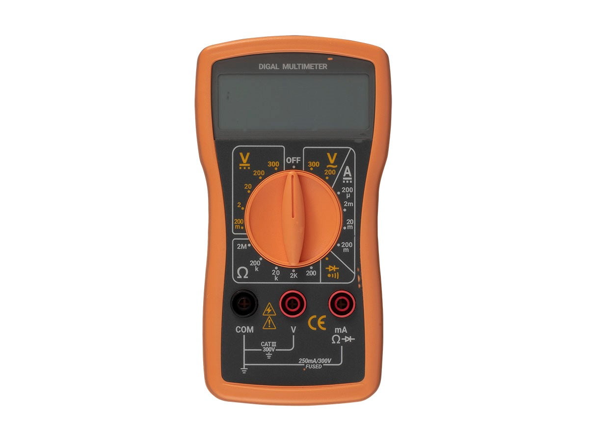 Monoprice Digital Multimeter For Testing Voltage, Current, Resistance ...