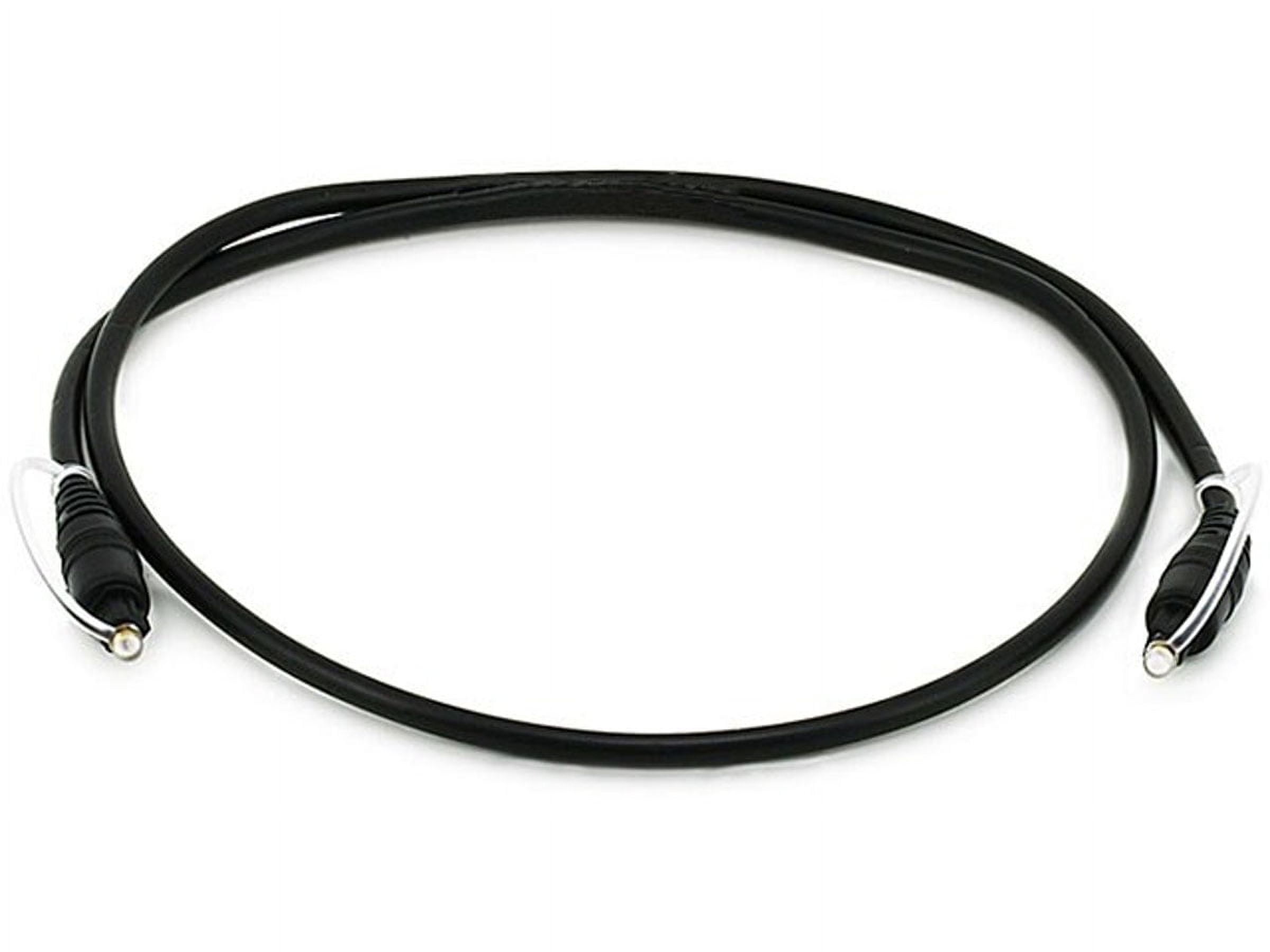 Monoprice Digital Optical Audio Cable - 3 Feet - Black | S/PDIF ...