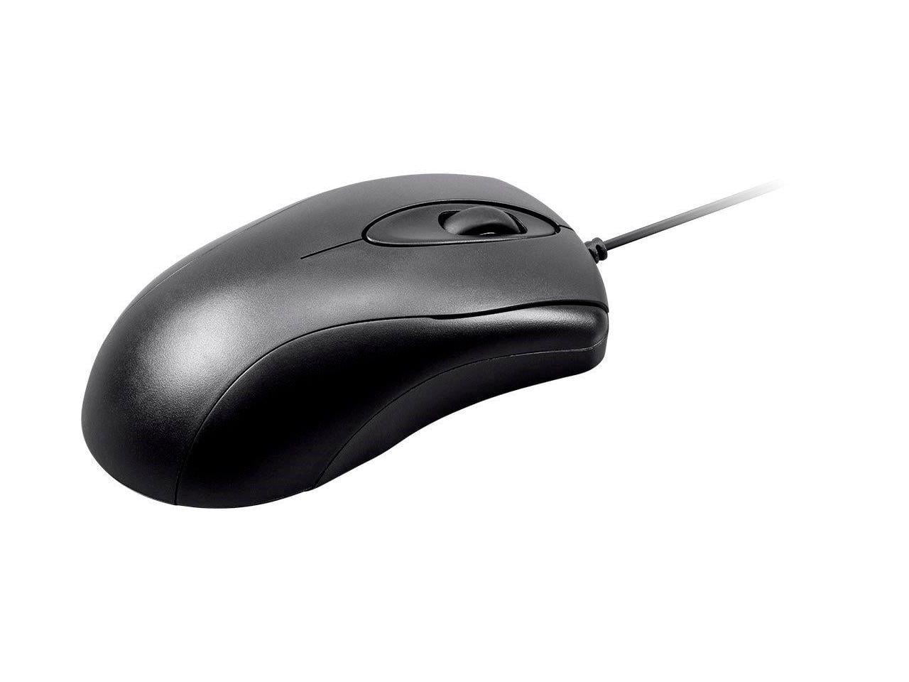 Monoprice Essential Wired USB Optical Mouse for Home and Office Use ...