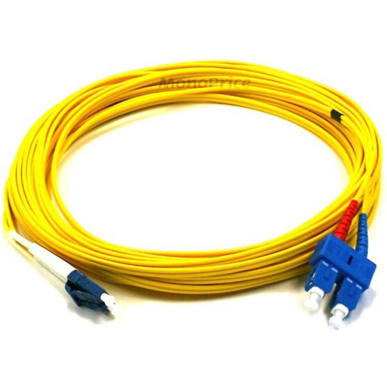 Monoprice Fiber Optic Cable, LC/SC, Single Mode, Duplex, 10 meter (9/ ...