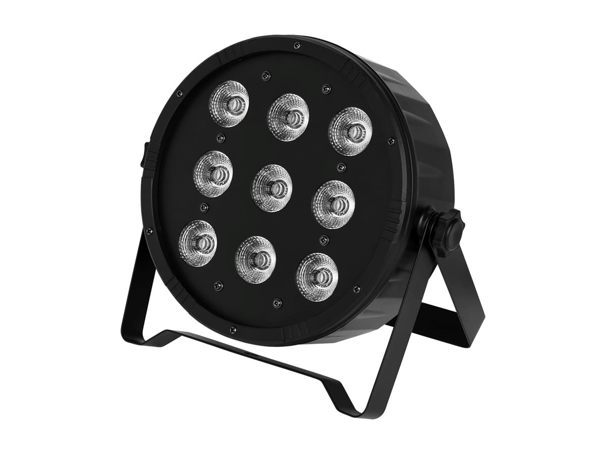Monoprice Flat PAR Stage Light RGBW | 10 watt, x 9 LED, 8-channel DMX ...