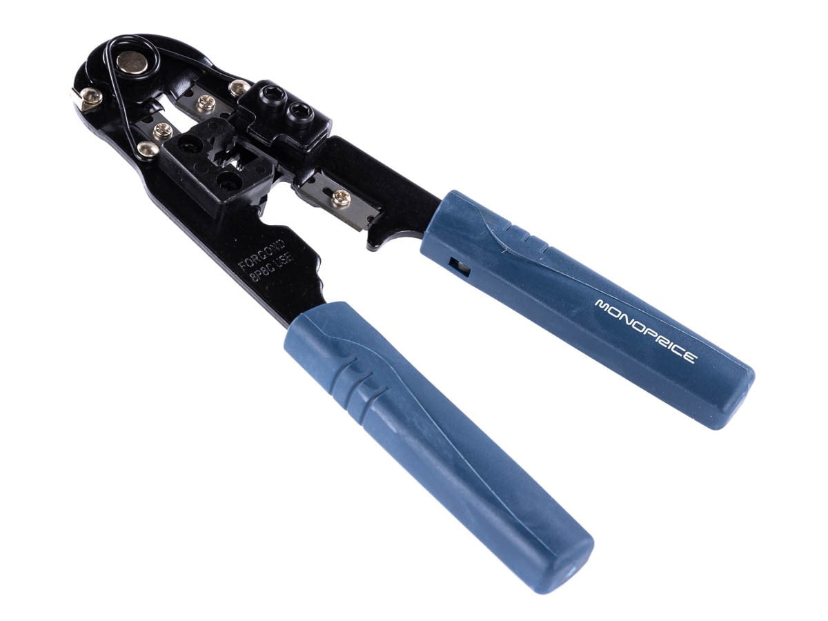 Monoprice High Quality 8P8C RJ-45 Network Cable Crimper - Walmart.com