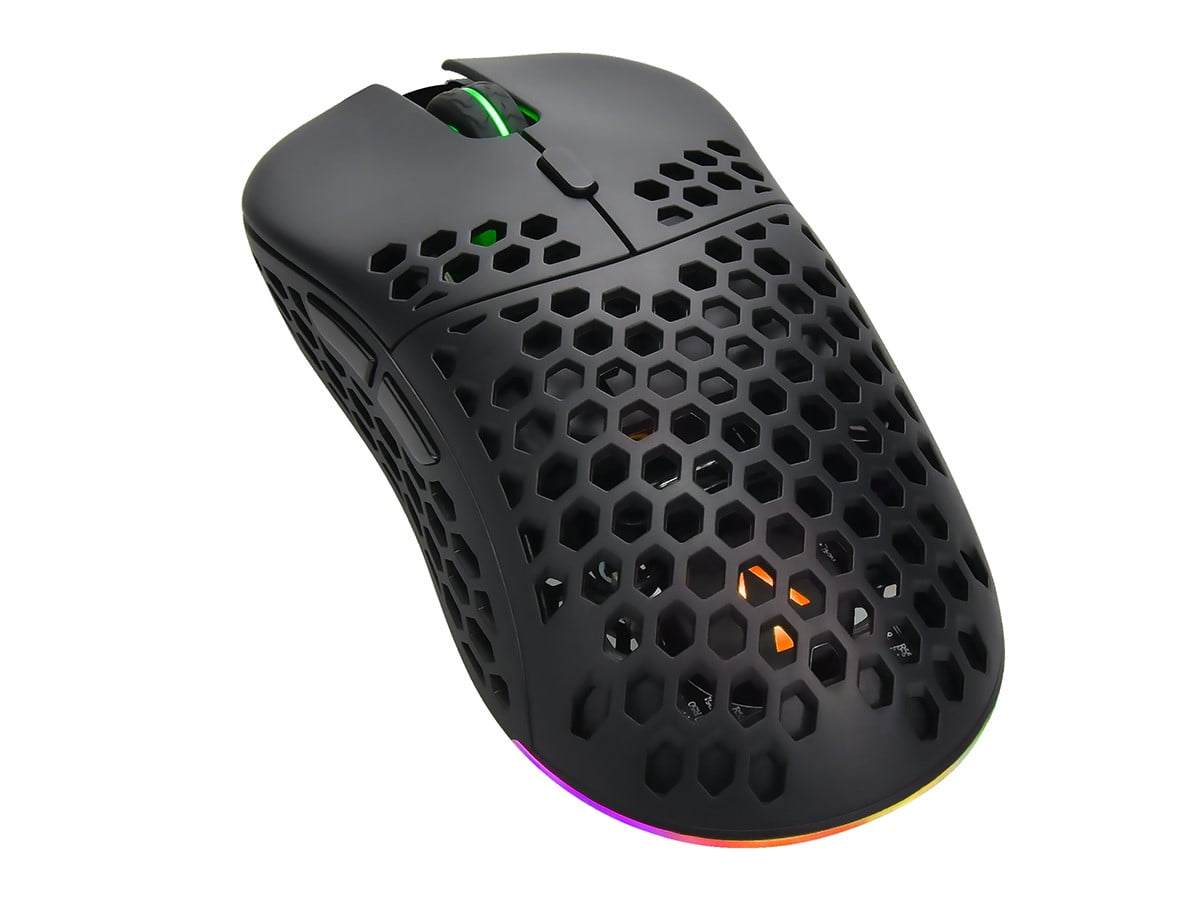 Monoprice Dark Matter Hyper-K Wireless Gaming Mouse - PixArt Sensor, 6 ...