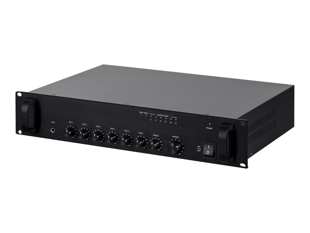 Monoprice - Mixer amplifier - powered - 5-channel - 60 Watt - rack ...
