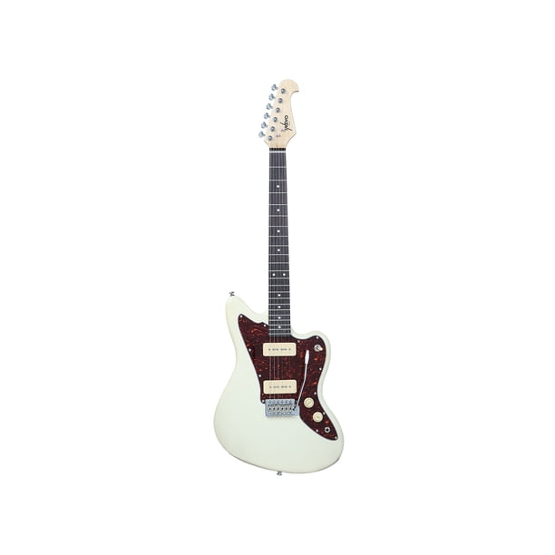 Monoprice Offset OS30 DLX Electric Guitar with Gig Bag, 6 String ...
