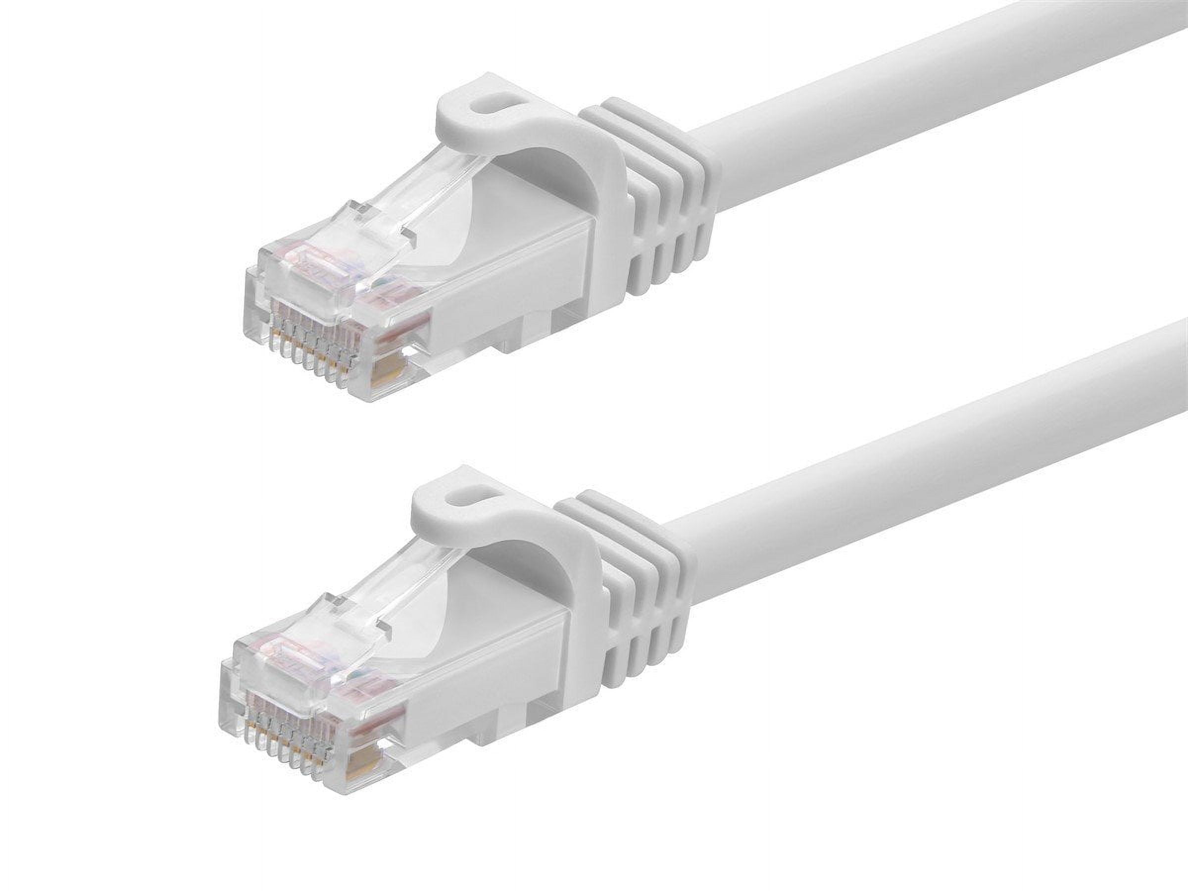 Monoprice Cat6 Ethernet Patch Cable - 5 Feet - White | Network Internet ...