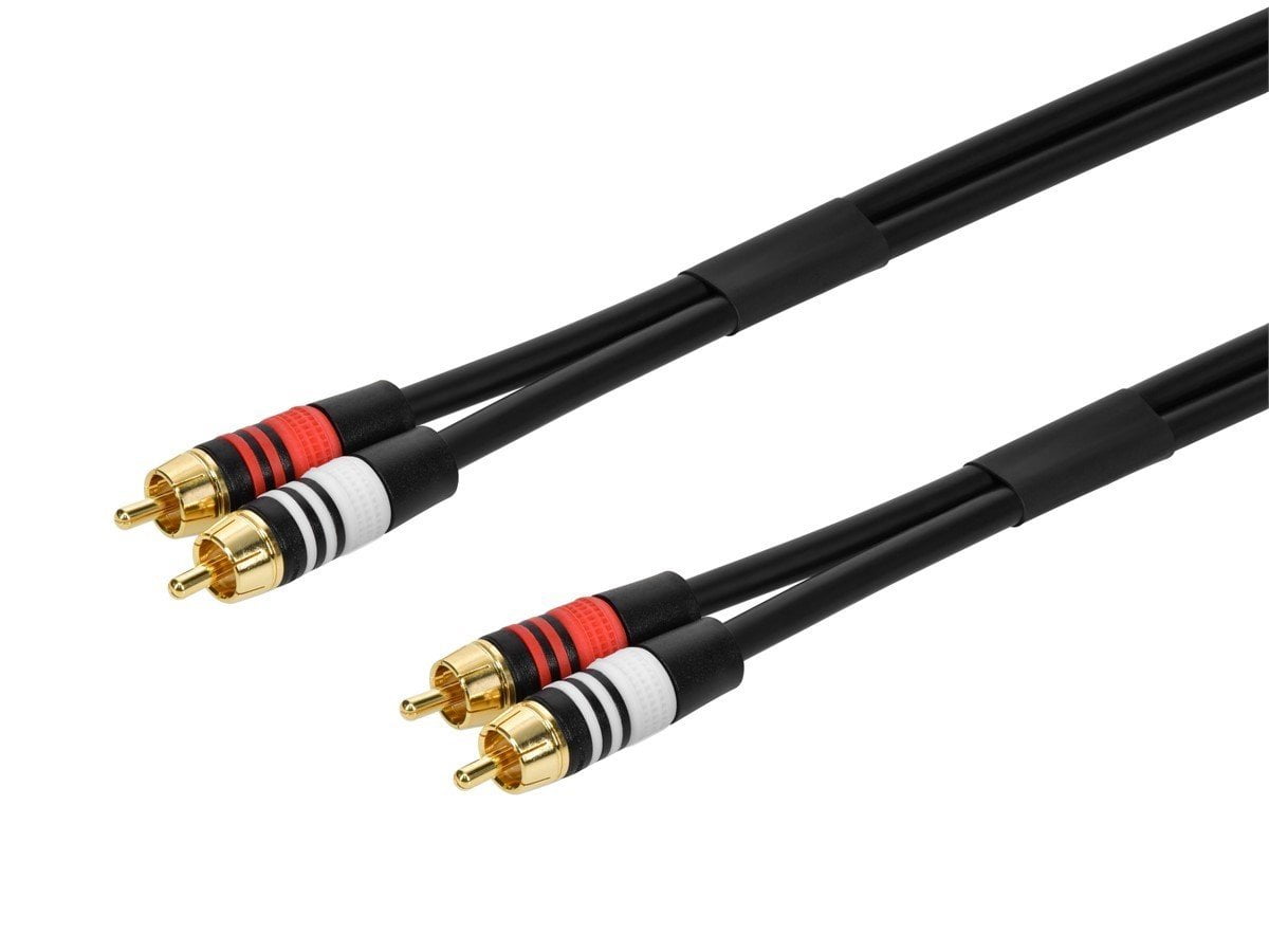Monoprice Premium 2868 50' RCA Cable Black 102868 - Walmart Business ...