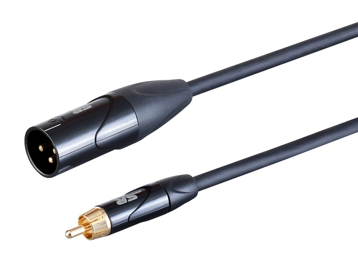 Monoprice Pro Audio Cable - 1 Feet - Black | XLR Male to RCA Male ...