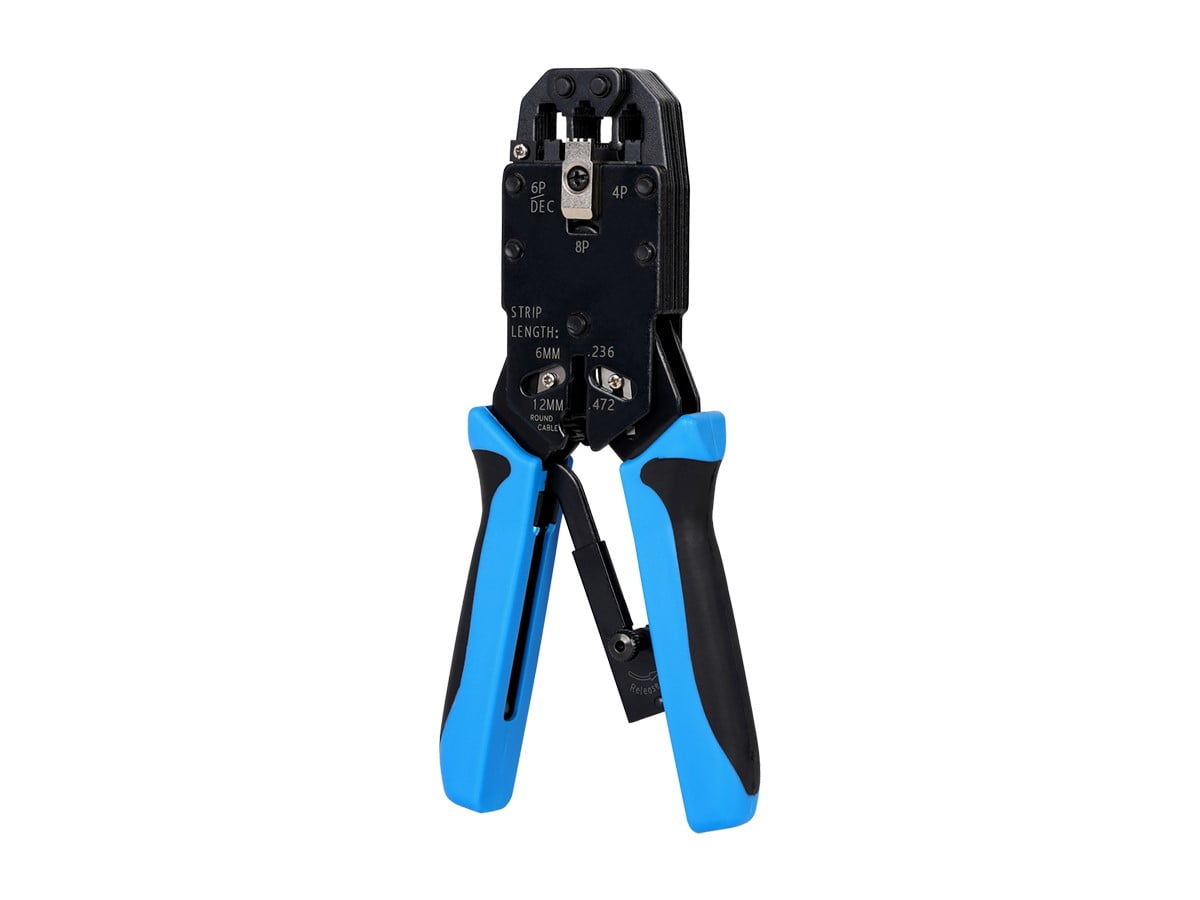Monoprice Professional Modular Crimps, Strips, and Cuts Tool with ...