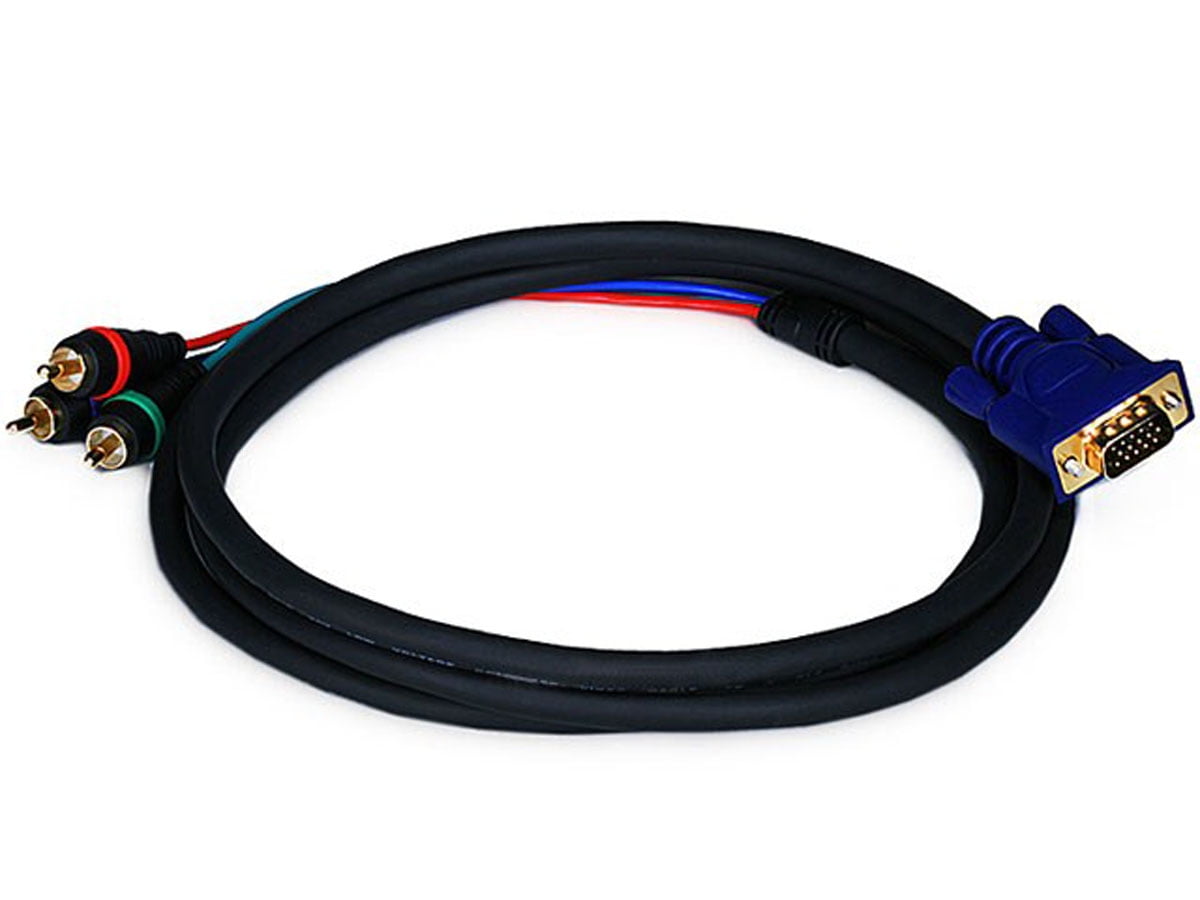 Monoprice Projector Cable,Black; Blue,6ft L 2170 - Walmart.com