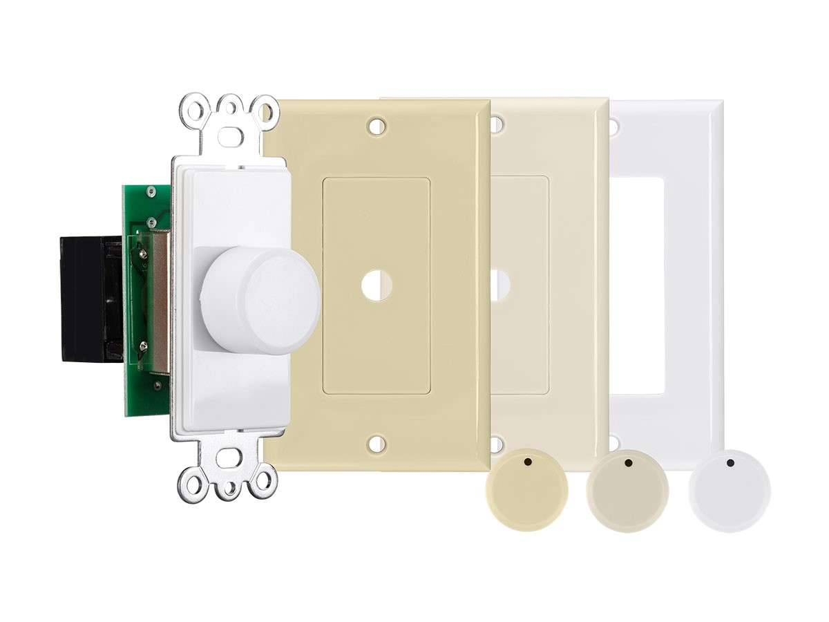 Monoprice RVC50-70 70V Rotary In-Wall/Inline Speaker Volume Control, 50 ...