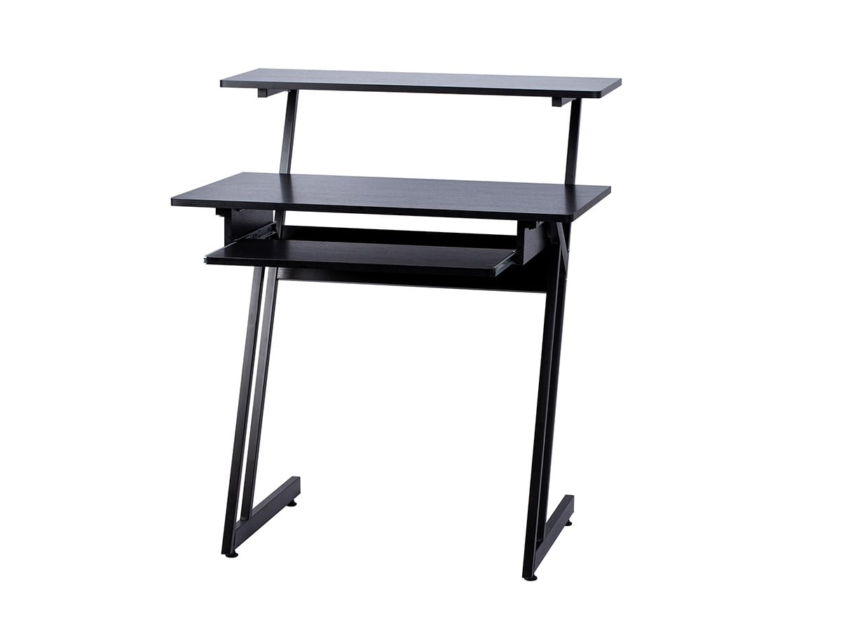 Monoprice Recording Studio Desk with Raised Platform and Keyboard Tray ...