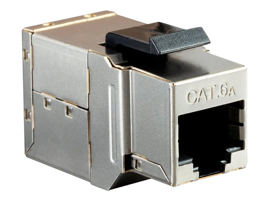 Monoprice Shielded Straight Through Cat6A RJ45 Keystone In-Line Coupler ...