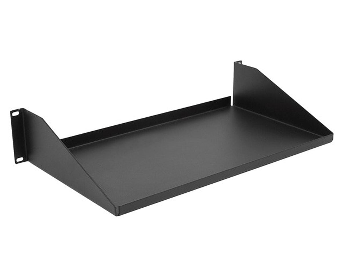 Monoprice Single Sided Shelf, 3.5"(H) x 10"(D) x 19"(W), 30 lbs ...